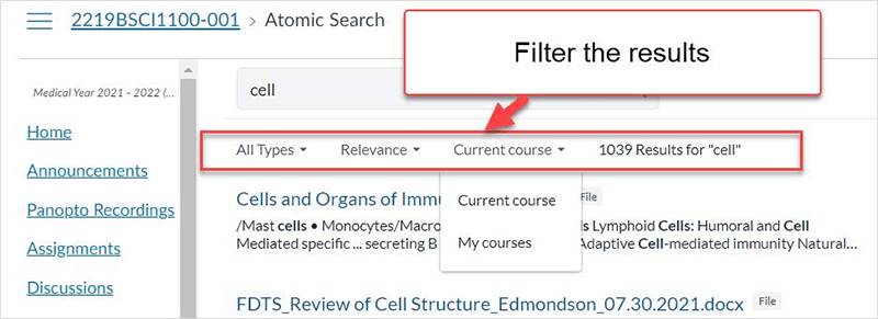Canvas Atomic Search Office Of Educational Programs McGovern 
