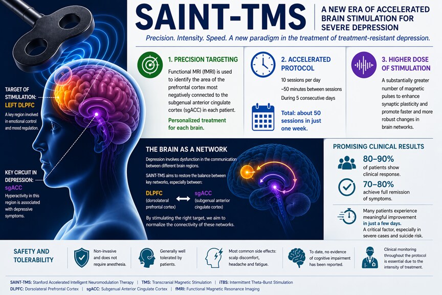 Accelerated Transcranial Magnetic Stimulation (SAINT® TMS) | McGovern ...